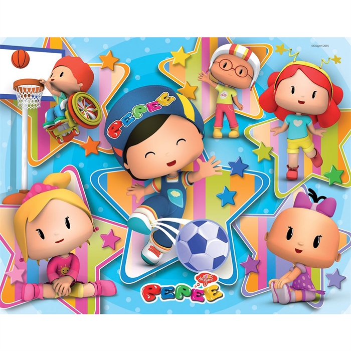 Clementoni Pepee 100 Parça Çocuk Puzzle | Loco Poco Oyuncak
