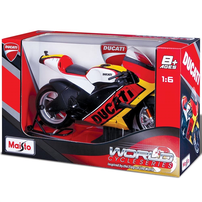 Maisto 2011 Ducati Desmosedici 1:6 Model Motorsiklet Sarı | Locopoco