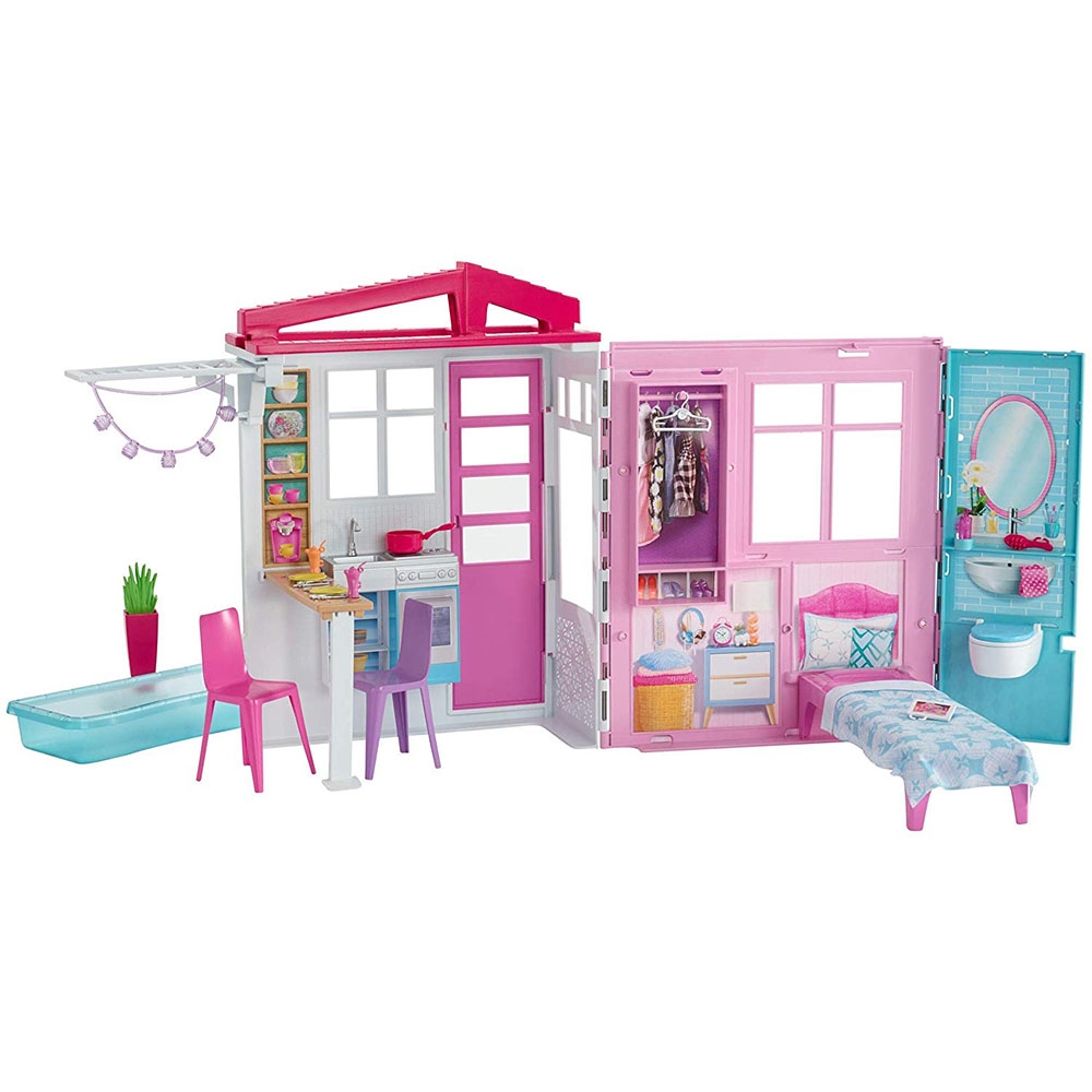 Oyun SetleriBarbieBRB/FXG54887961690798Barbie'nin Taşınabilir Portatif Evi