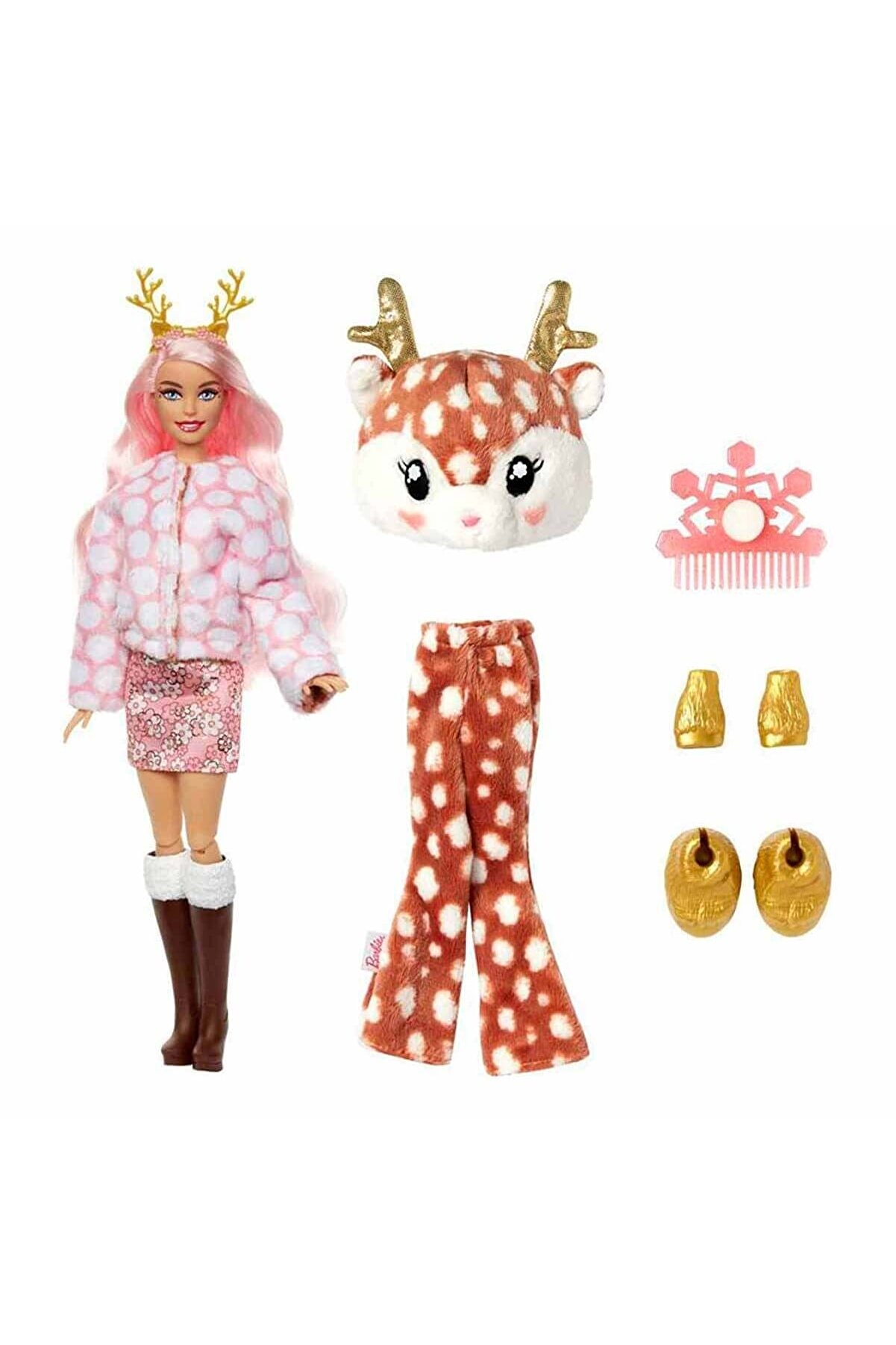 Figür BebeklerBarbieBRB/HJL61194735089482Barbie Cutie Reveal Snowflake ...