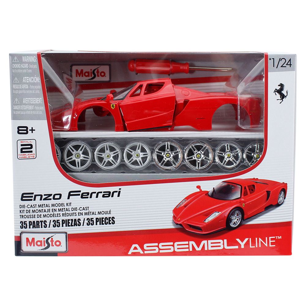 MaketlerMaistoMAY/39018-012201992015142Maisto 1/24 Ferrari Kit - Enzo ...