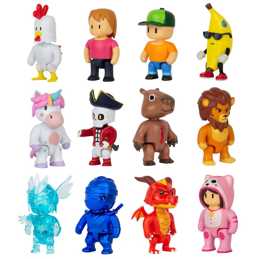 Karakter FigürleriStumble GuysPMI/SG30127290117588765Stumble Guys 12'li Aksiyon Figür Delüks Set
