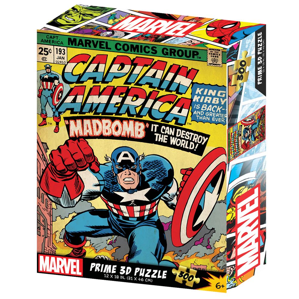 3D PuzzlePrime 3DPRM/33175670889331757Prime 3D Marvel Comics Captain ...